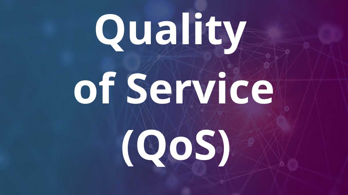 Thank you, your application for the course "Quality of Service (QoS ...
