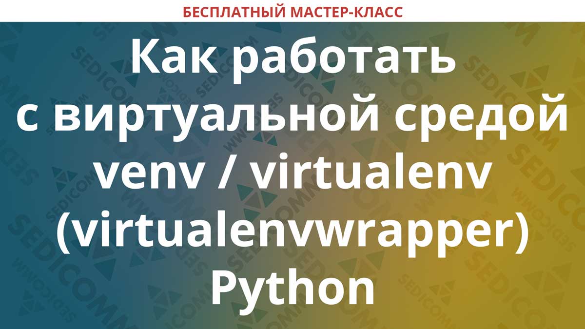 How to Work with Python Virtual Environment