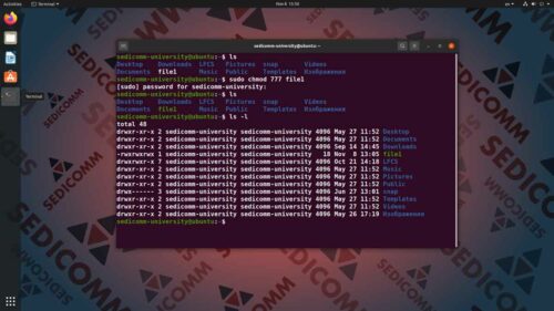 Como ver uma lista de arquivos em um diretório Linux, curso básico de Linux Bishkek - Cisco ...