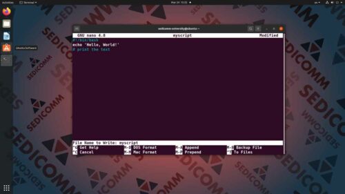 Jak napisać skrypt w systemie Linux, system operacyjny Linux, kurs wykładów Tartu - Cisco ...