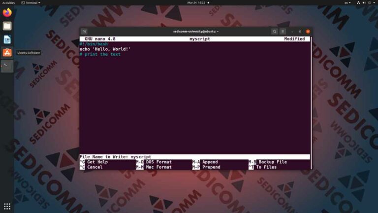 Jak napisać skrypt w systemie Linux, system operacyjny Linux, kurs wykładów Tartu - Cisco ...