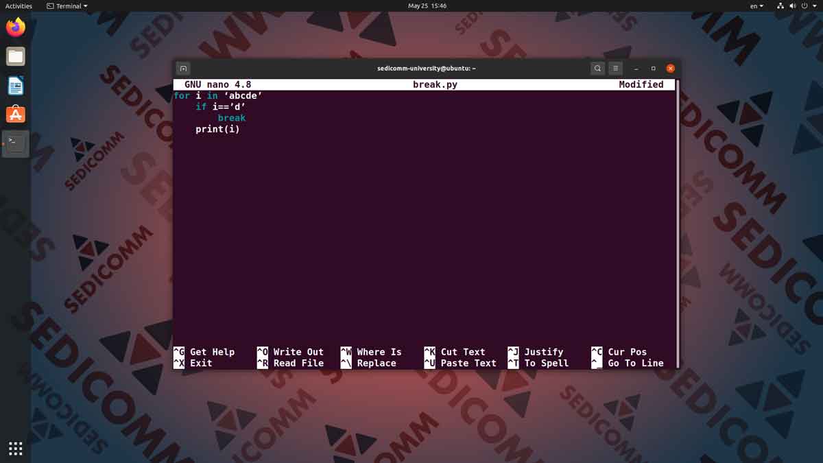 Python Fundamentals For Programmable Networks And Systems Break And Continue Operators Devops