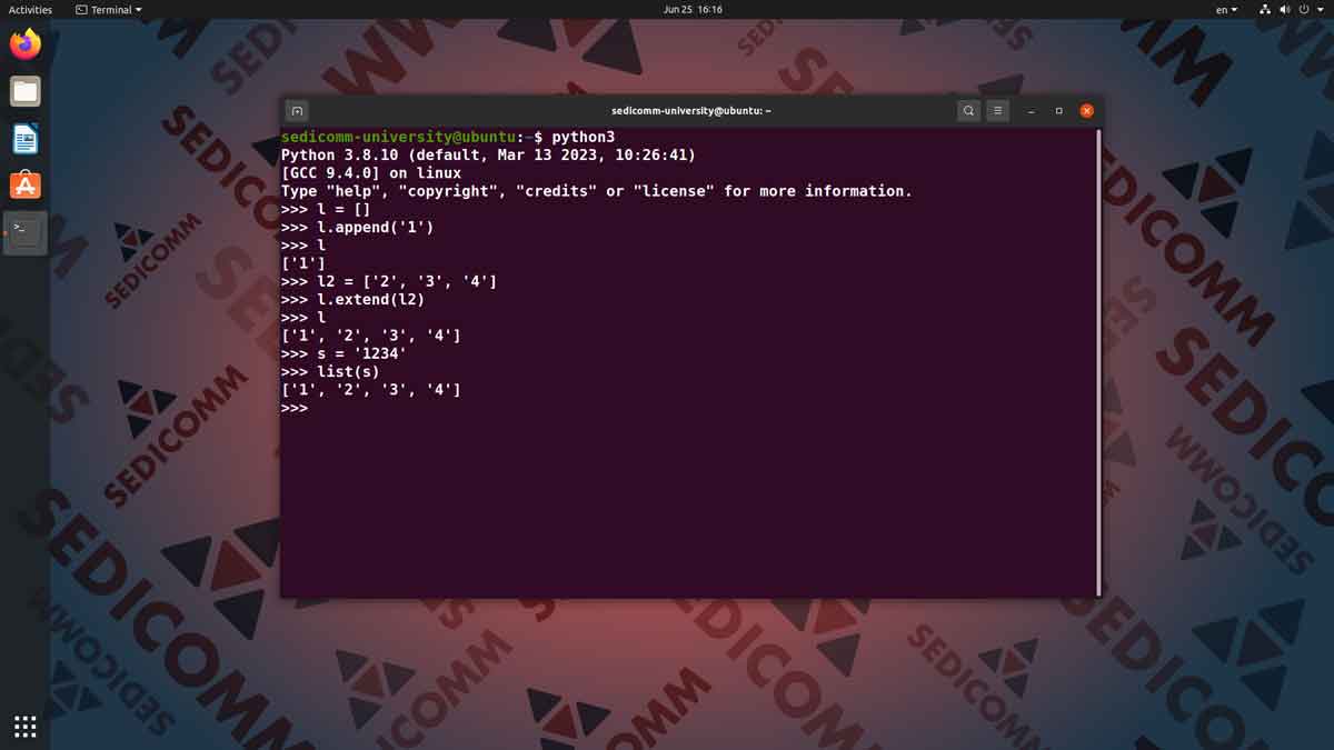 Основи Python для програмованих мереж та систем - як створити список ...