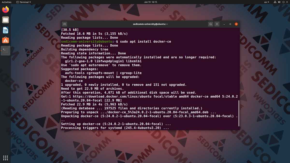 Instalacja Dockera na Ubuntu 20.04, kursy Linux, szkolenie indywidualne Astana - Cisco Network ...