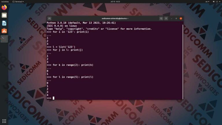 Utilisation de la boucle for en Python, cours d'ingénieur DevOps / DevNet télécharger torrent ...