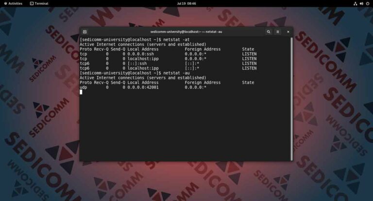 Знакомство с утилитой netstat — часть 2, скачать курс DevOps / DevNet Астана - Сетевая Академия ...