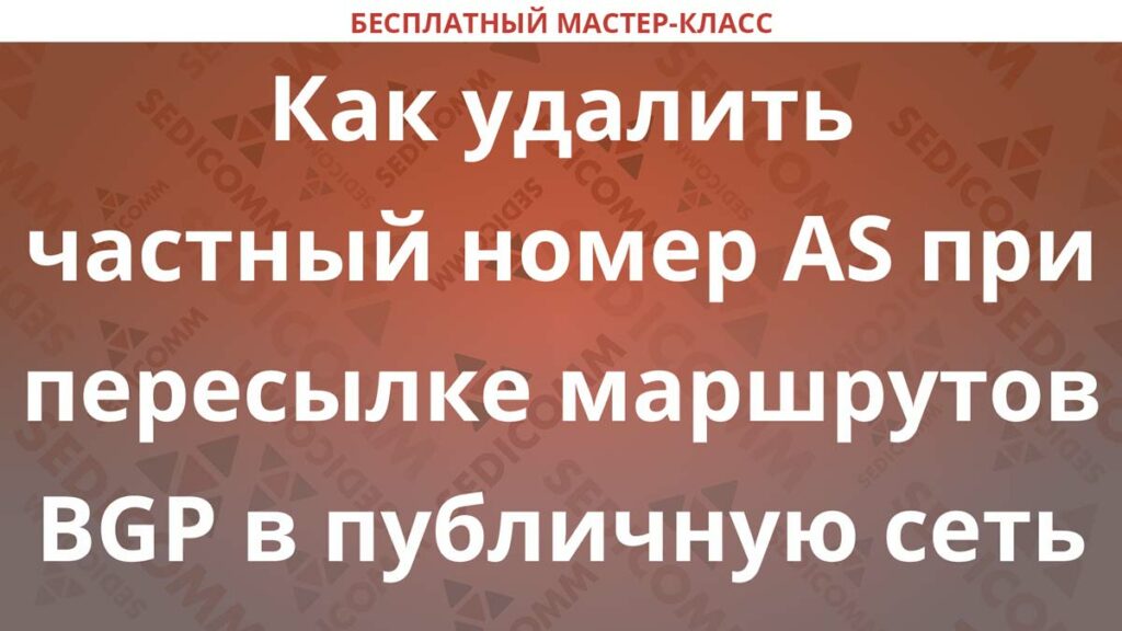 BGP маршрутуудыг нийтийн сүлжээнд дамжуулахдаа хувийн AS дугаарыг ...