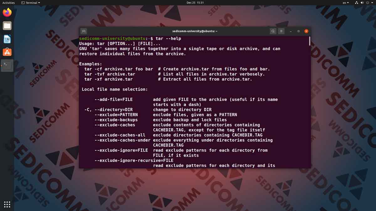 Біз Linux жүйесінде файлдармен мұрағат жасаймыз және оларды қысамыз, арнайы Linux курсы Краков ...