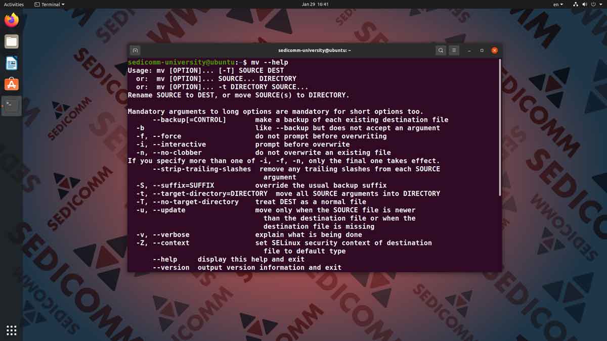 Как переместить файл в Линукс, операционная система Linux курс лекций Ташкент - Сетевая Академия ...